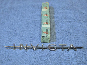 1960 Buick Invicta Rear Panel Nameplate | Classic NOS Parts