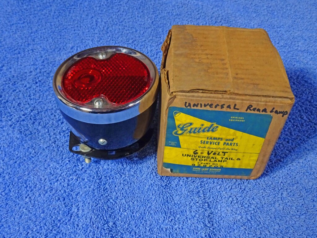 1930-1950 GUIDE Universal 6 Volt Tail & Stop Light Lamp NOS | Classic ...