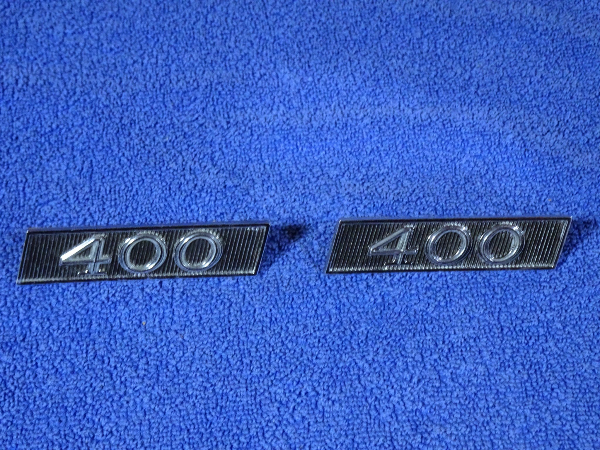 1967-68 Buick GS 400 RR Qtr Emblems 1a | Classic NOS Parts