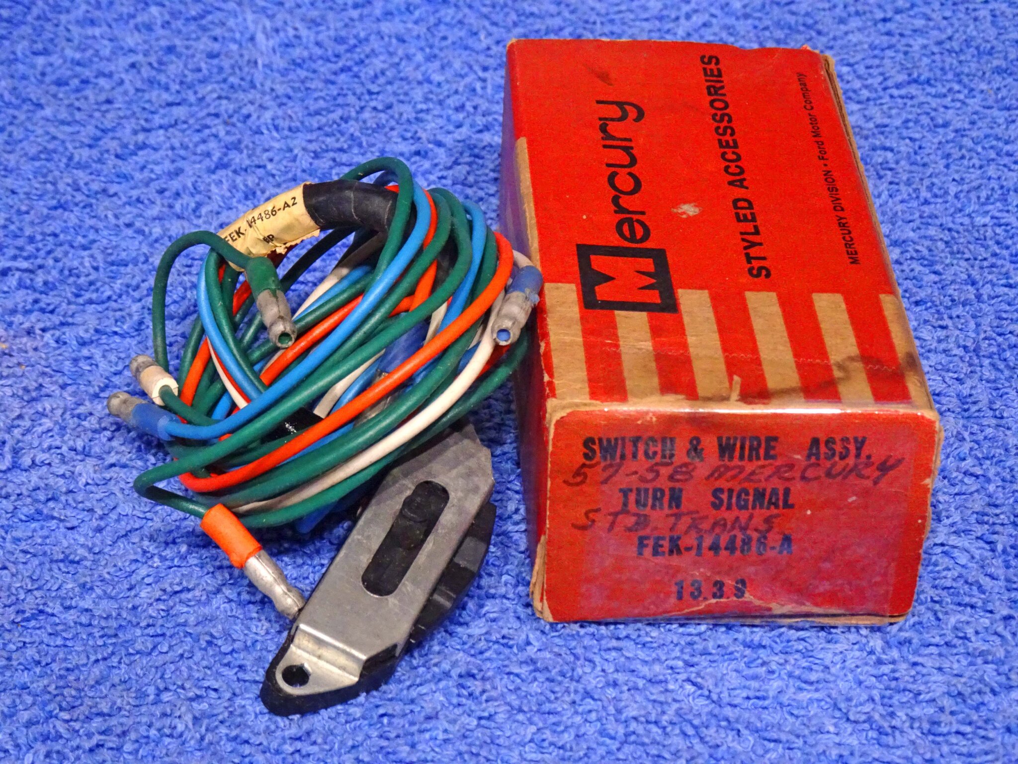 1957 1958 Mercury Monterey Montclair Turnpike Turn Signal Switch NOS ...