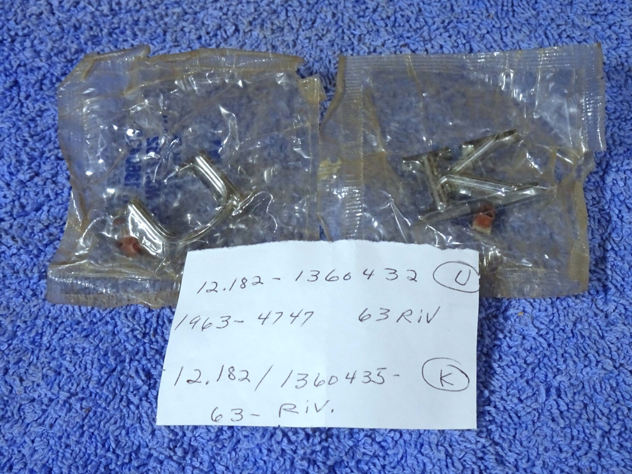 1963 Buick Riviera 2 Door Sports Coupe Trunk Lid Letters NOS | Classic ...