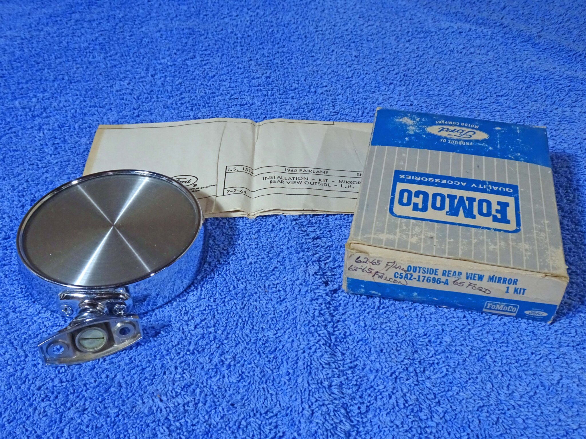 1962 1963 1964 1965 1966 Ford Galaxie Fairlane Falcon Accessory Chrome ...