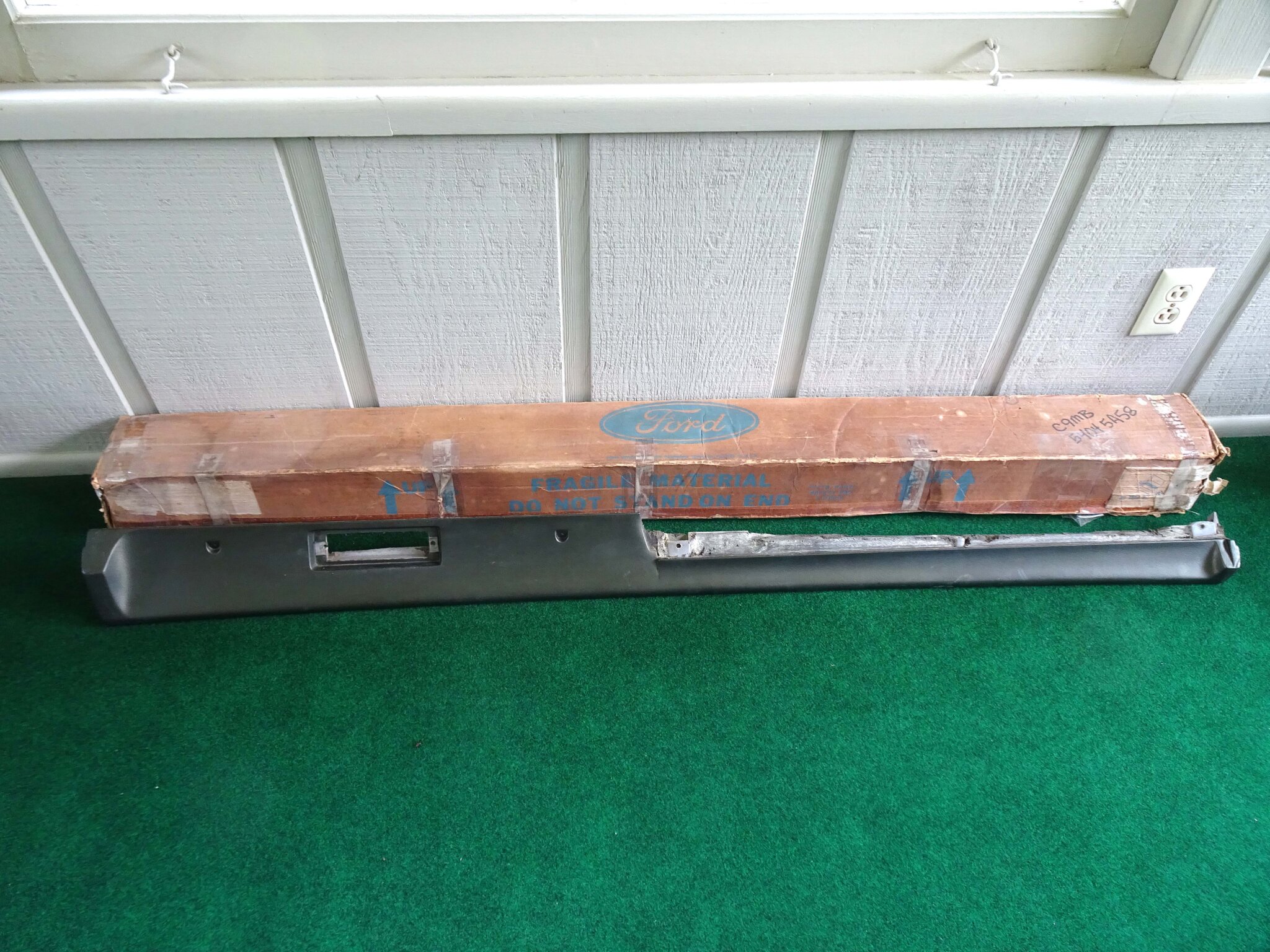 1969 Mercury Instrument Panel Center Safety Pad NOS | Classic NOS Parts