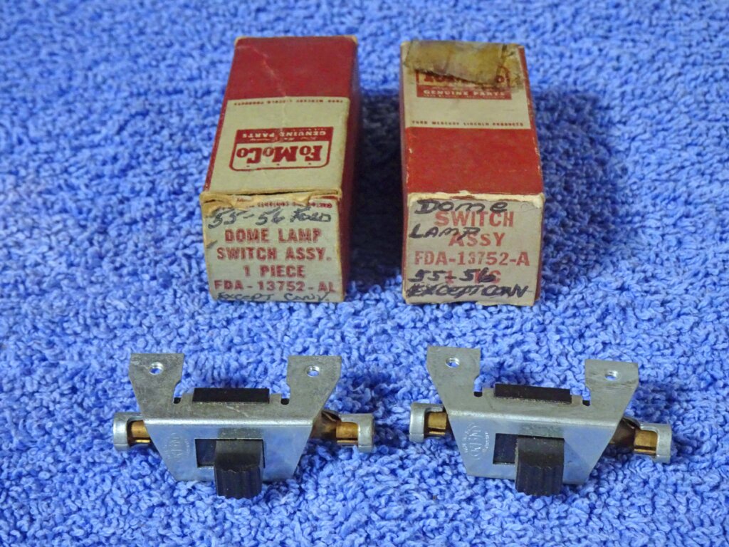 1954 1955 1956 Ford Dome Lamp Switch Assemblies NOS | Classic NOS Parts
