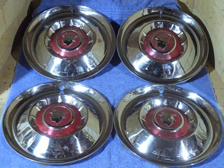 1955 Mercury Monterey Montclair Sun Valley 15 Inch Chrome Wheel Covers ...