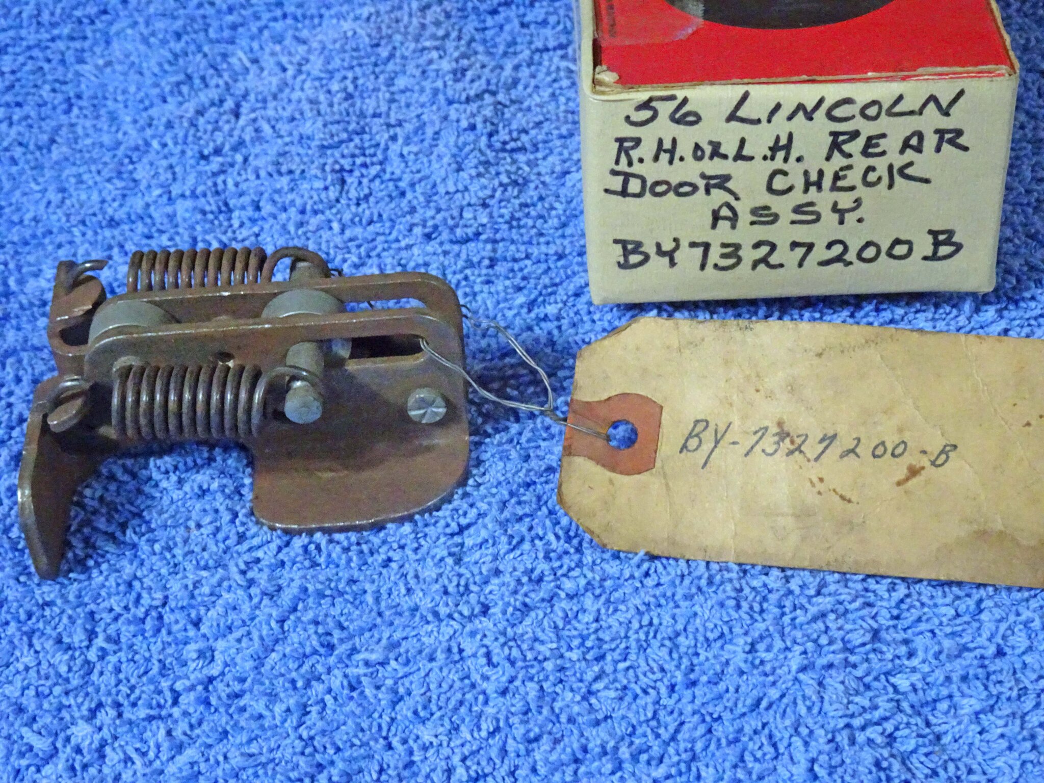 1956 Lincoln Rear Door Check Assembly NOS | Classic NOS Parts