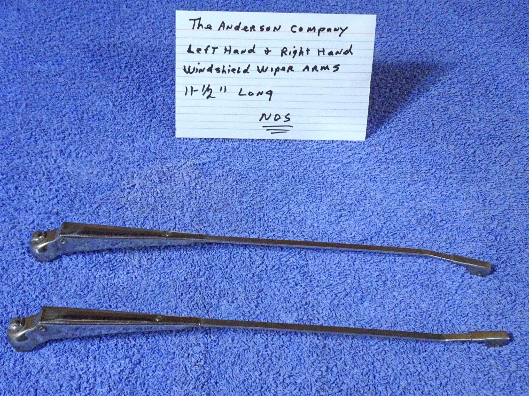 1953 1954 1955 THE ANDERSON COMPANY Windshield Wiper Arms NOS | Classic ...