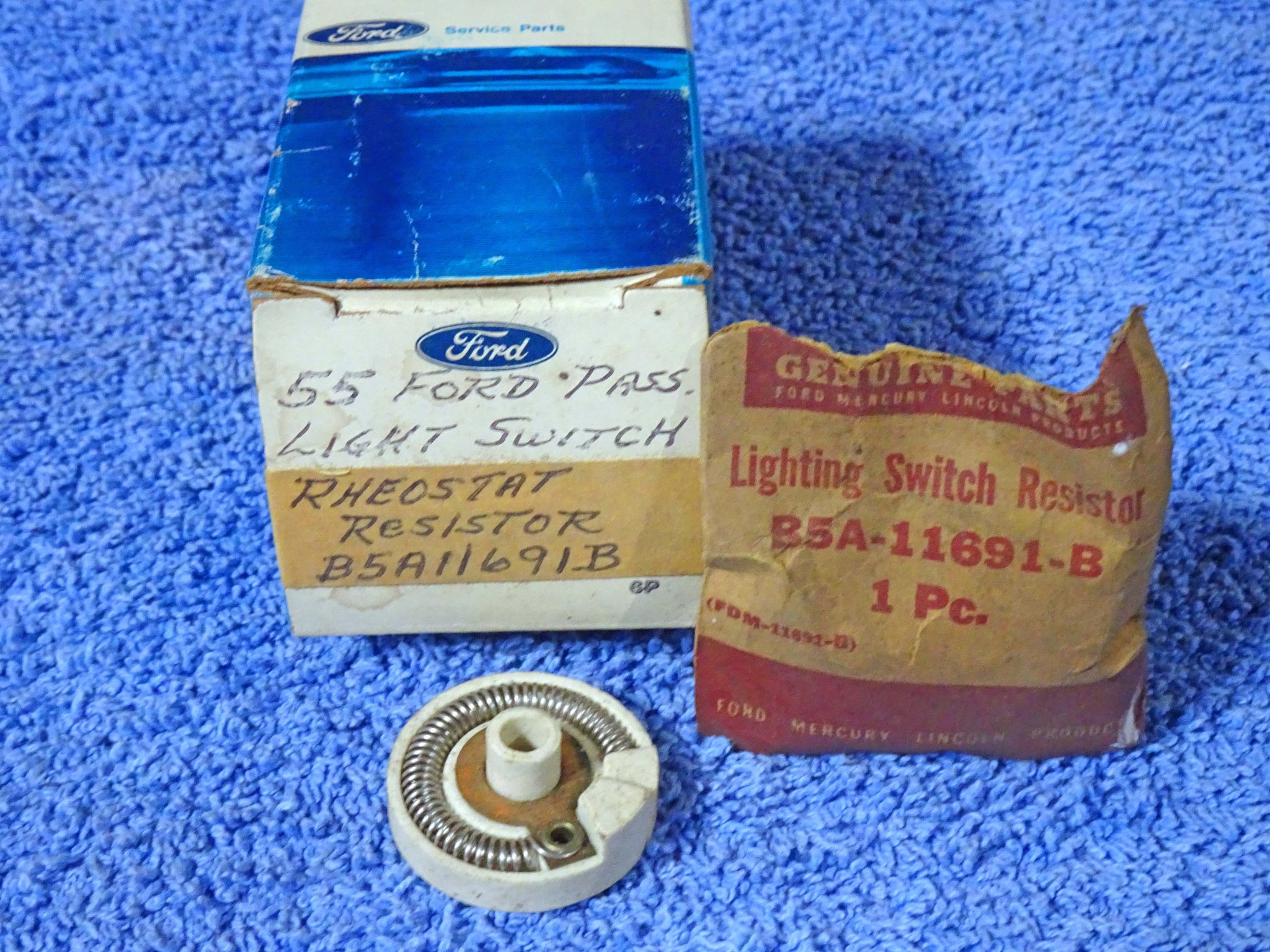 1955 Ford Passenger Plastic Light Switch Rheostat Resistor NOS ...
