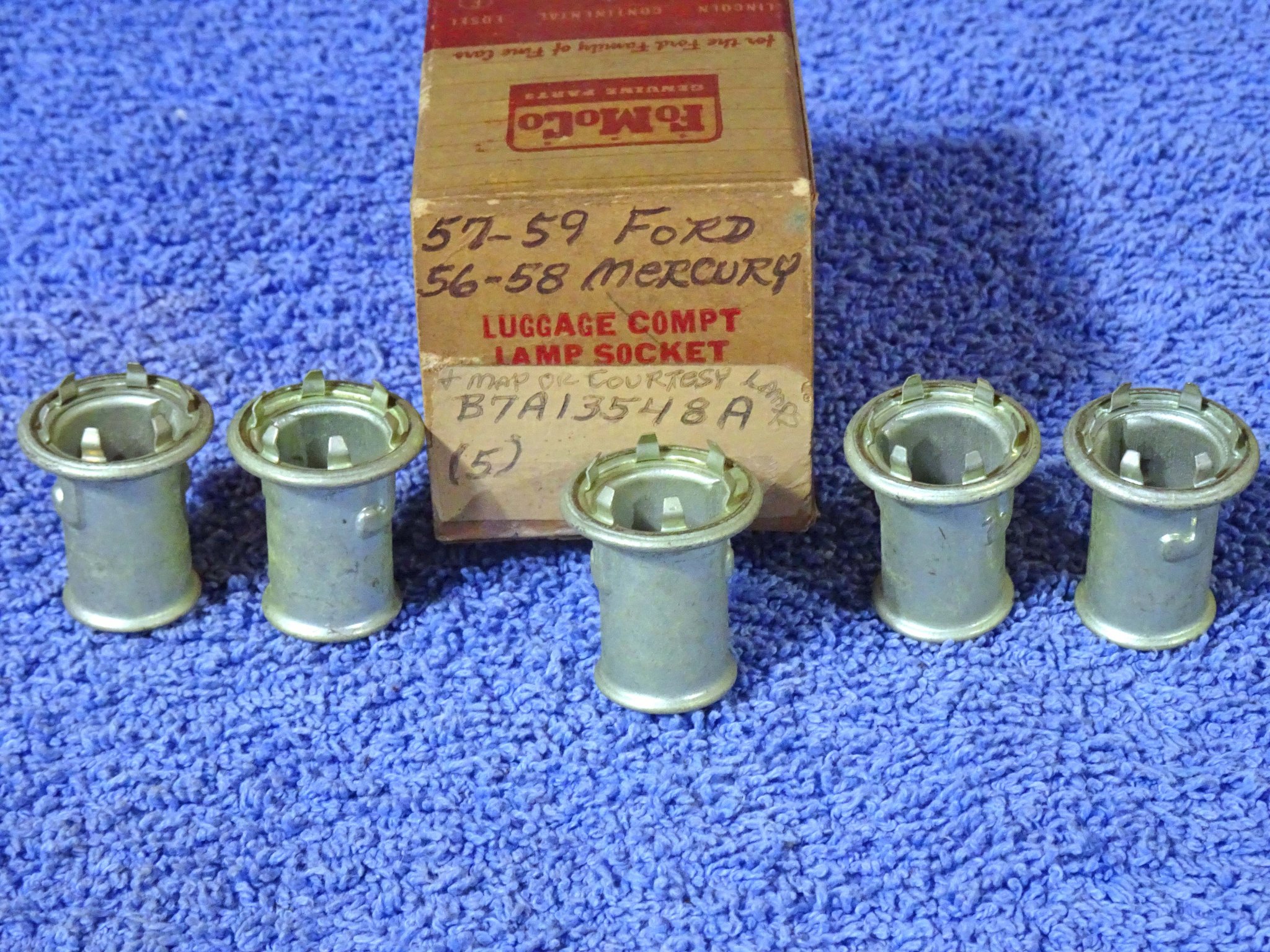 1956 1957 1958 1959 Ford Mercury Map Light Lamp Courtesy Light Lamp ...